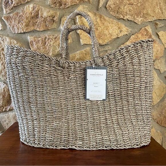 Threshold | Accents | Threshold Multipurpose Oval Seagrass Basket ...